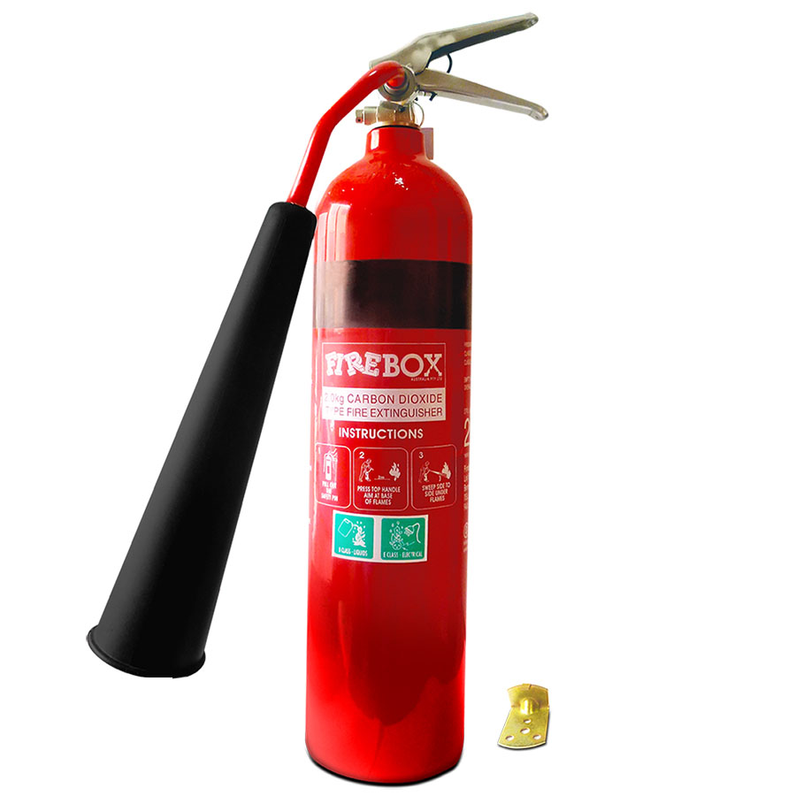 Fire Extinguishers: 2.0 kg Carbon Dioxide Fire Extinguisher