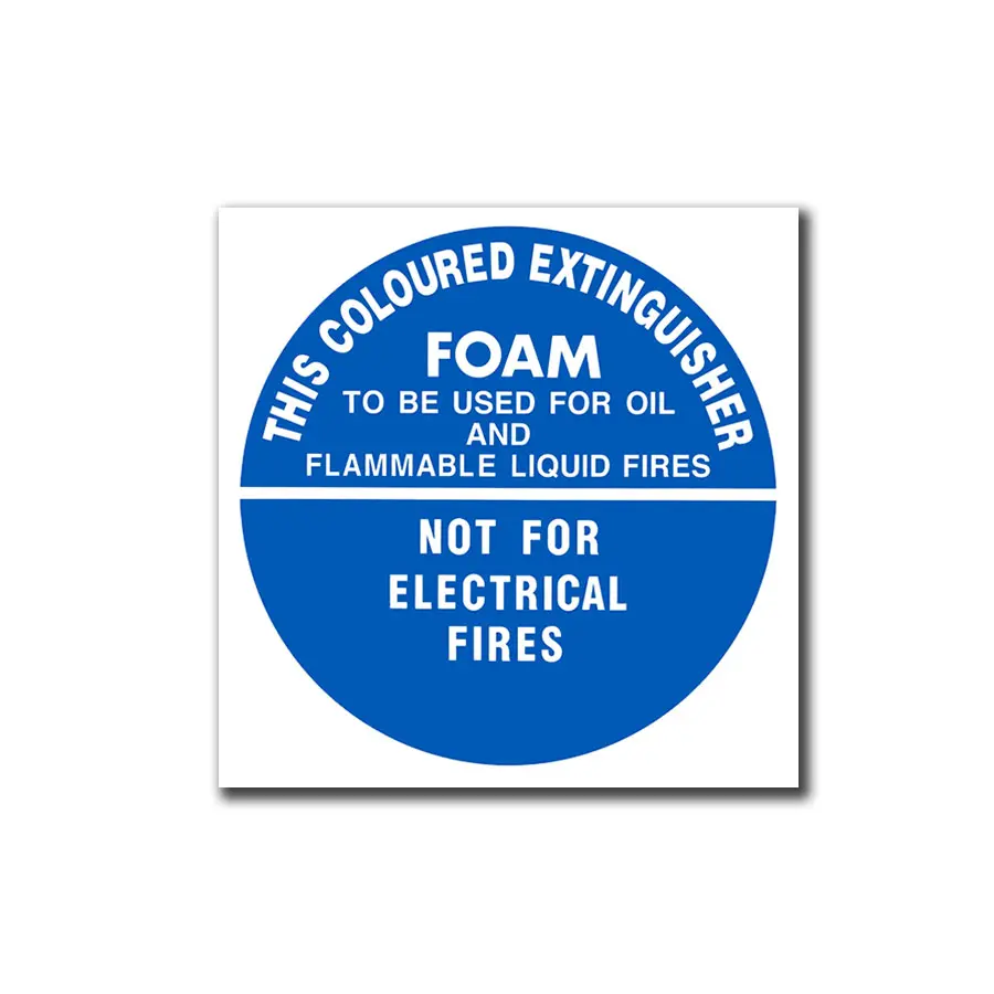 Signage: Air Foam ID Sign - Self Adhesive