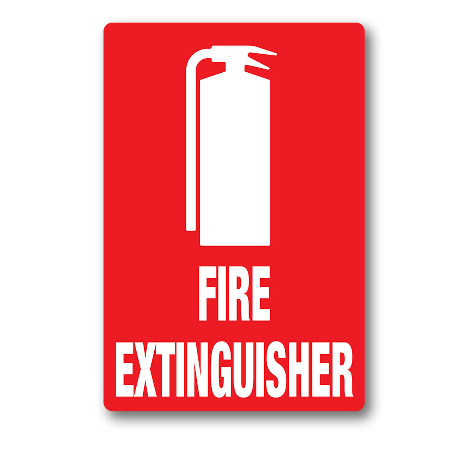 Signage: Large Fire Extinguisher Location Sign