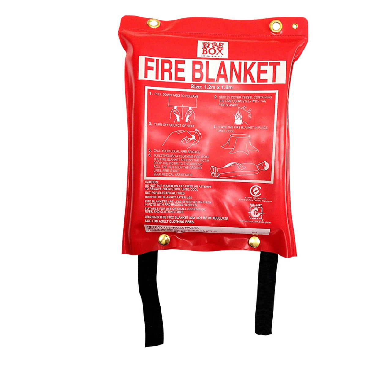 Fire Safety Blankets: 1.8 metre x 1.2 metre Fire Blanket