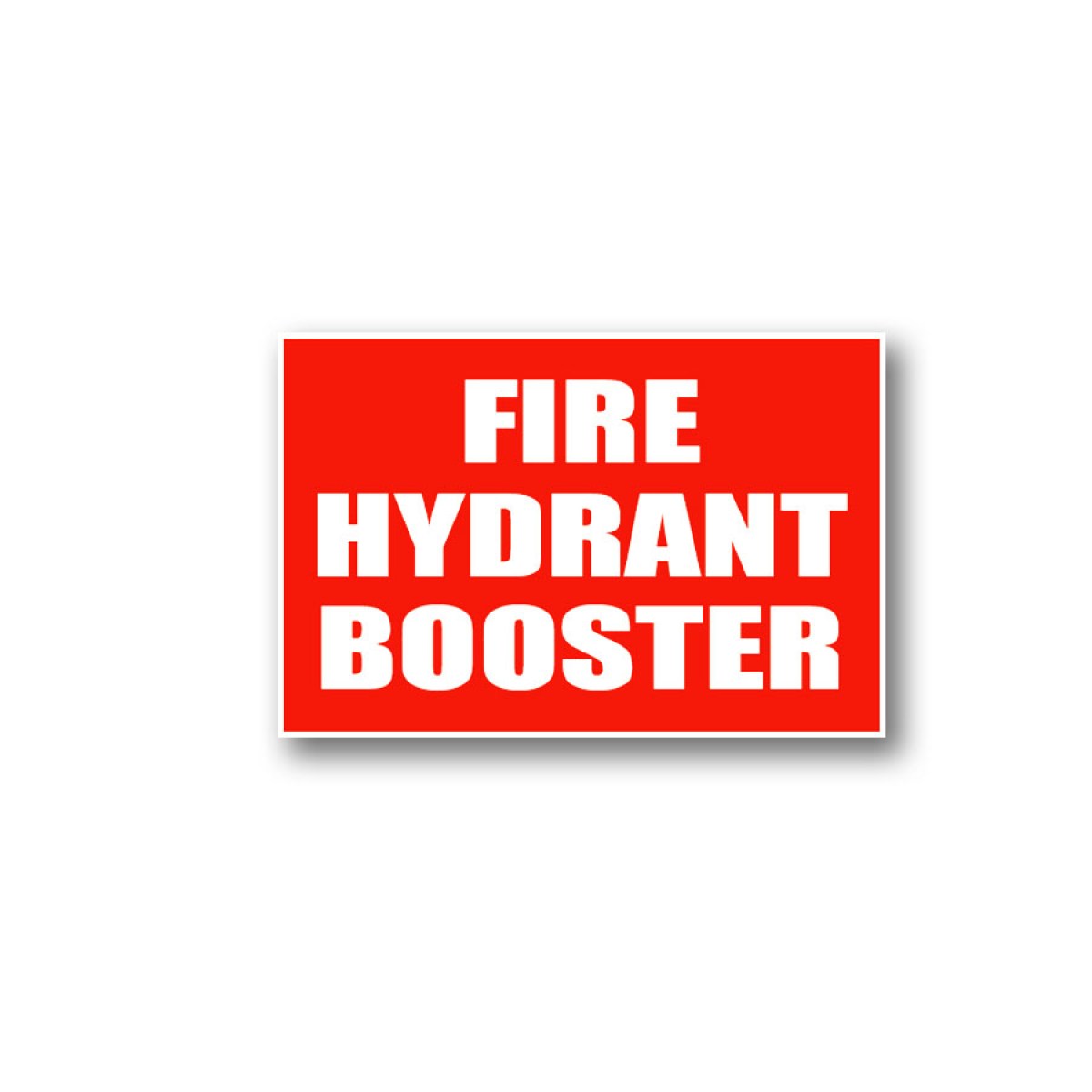 Signage: Hydrant and Booster Valve Location Sign - Self Adhesive